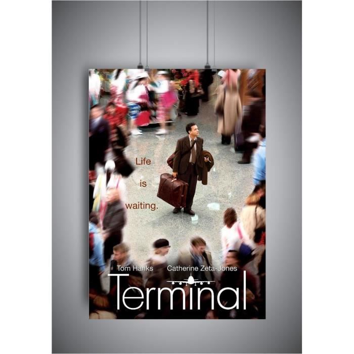 Poster affiche THE TERMINAL TOM HANKS Movie - A4 (21x29,7cm ...