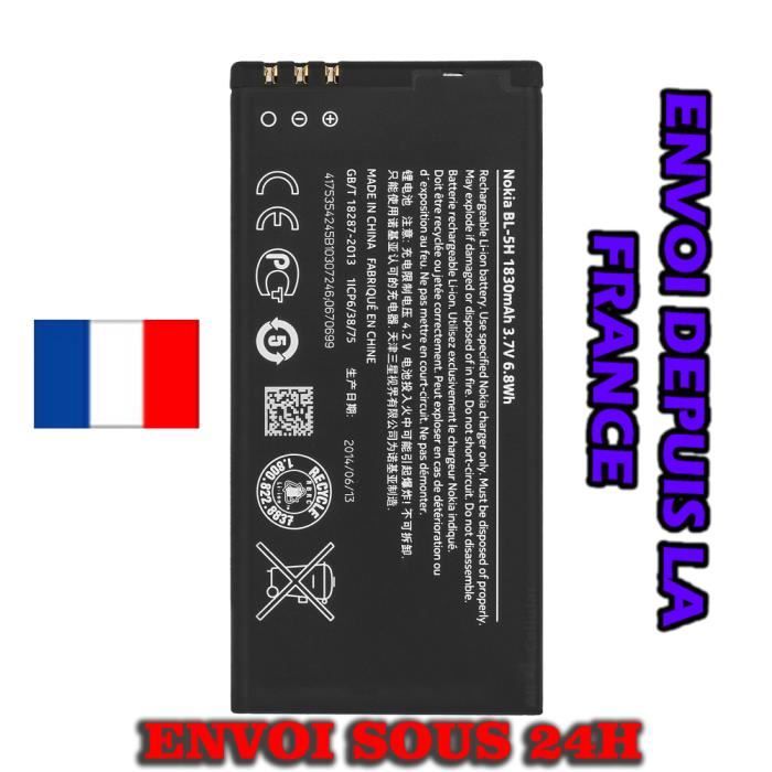 BL-5H BL5H Original Nokia 1830mAh Batterie Pile ORIGINE NOKIA Pour ...