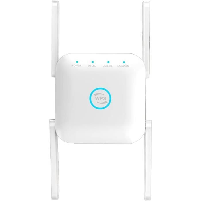 Amplificateur de Signal WiFi 5G RéPéTeur Wi-FI Extender 1200Mbps Longue ...