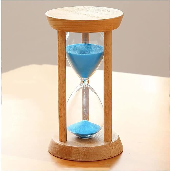 Sablier Sable Minuterie Bois-Verre Sablier Oeuf Sablier,3-5-10-15-20-30 ...