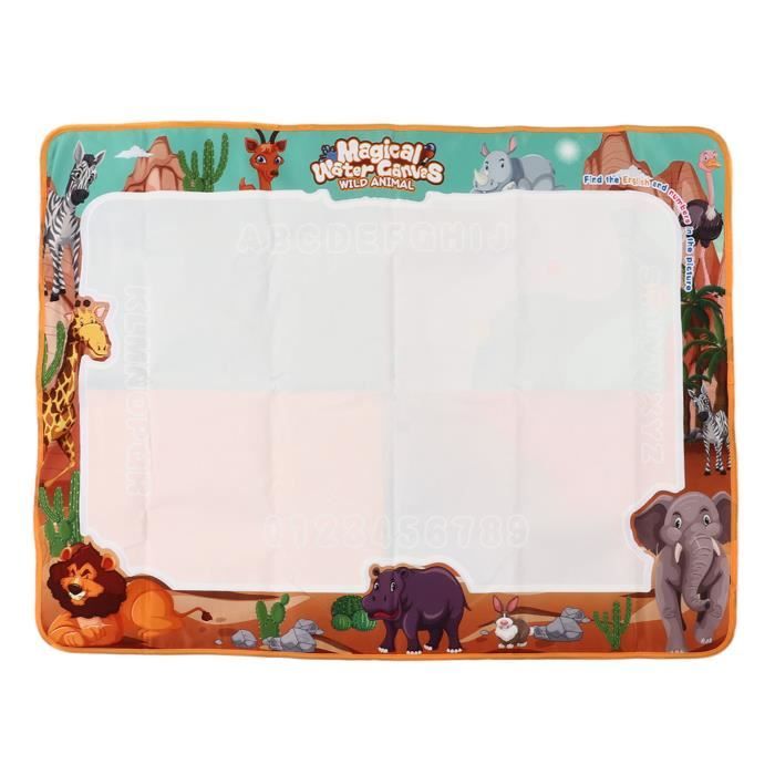 Tapis Doodle Mat Enfant, Coloré Tapis de Dessin Eau,avec Outil de ...