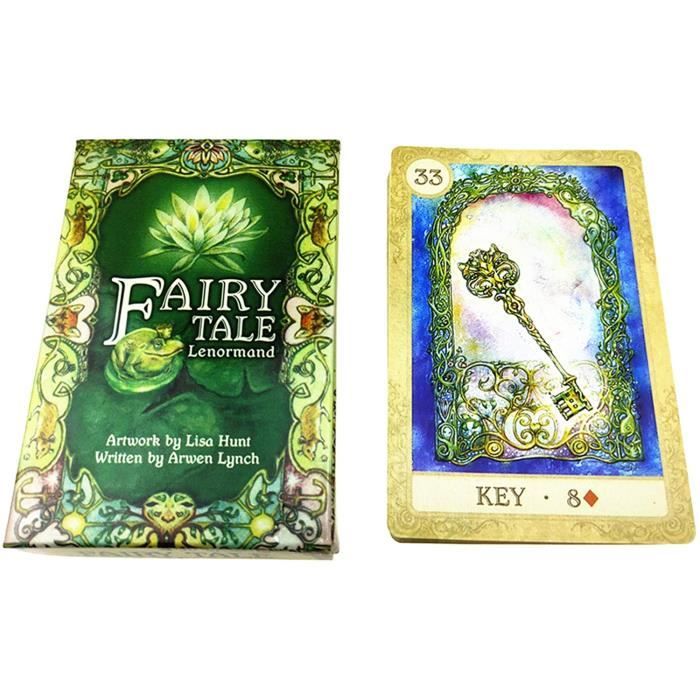 Conte de fées Lenormand Tarot 38 Cartes Jeu Complet Anglais mystérieux ...