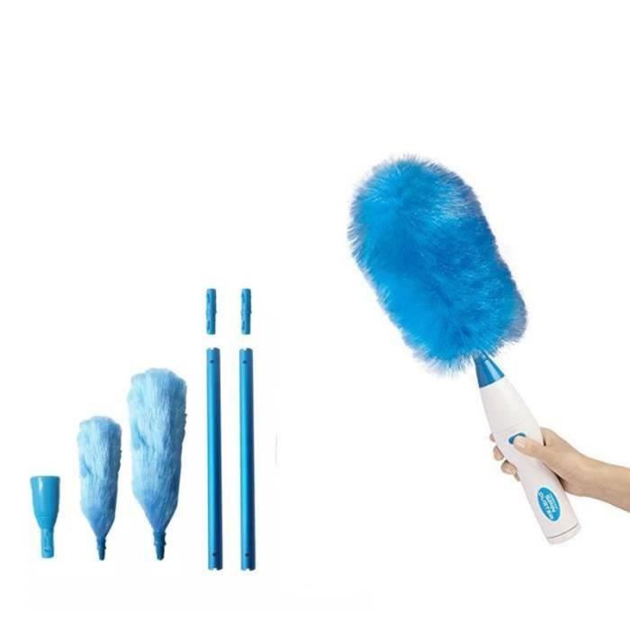Spin Duster Duster électrique multifonction à piles 360 Degrés Rotatif ...
