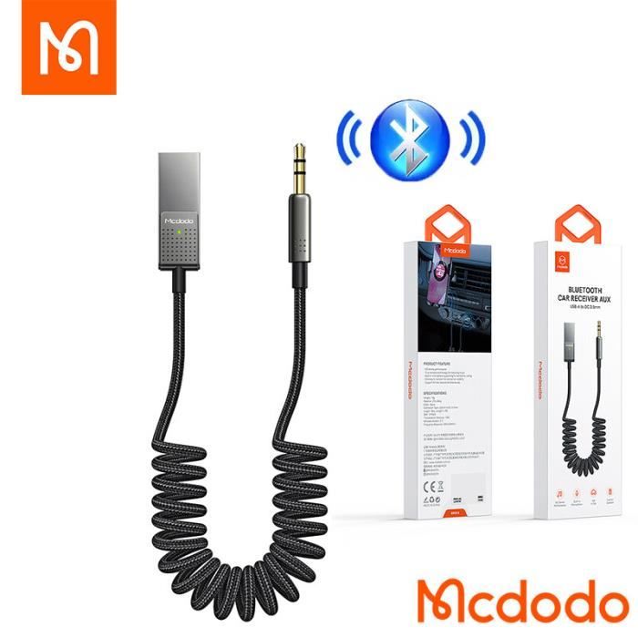 Câble téléphone,câble adaptateur Bluetooth 5.0 pour voiture,câble Audio ...