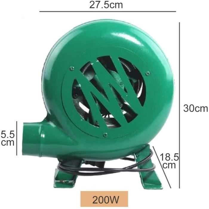 YITIE Ventilateur de Barbecues Centrifuge à Vitesse Variable Souffleur ...