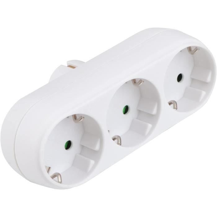 Panneau De Prises Plaque Murale Prise Murale Panneau Mural Triple Prise ...