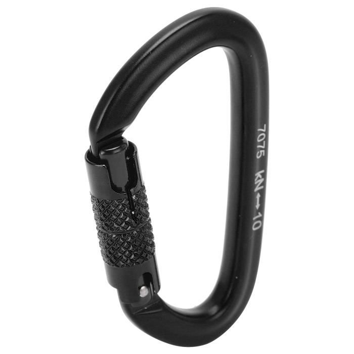 Duokon Mousqueton verrouillable Clips de mousqueton d'escalade à ...