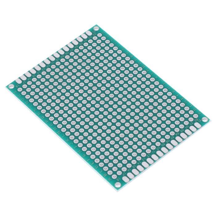 EJ.life Carte PCB double face 10 pièces 5x7 cm Double face Prototype ...