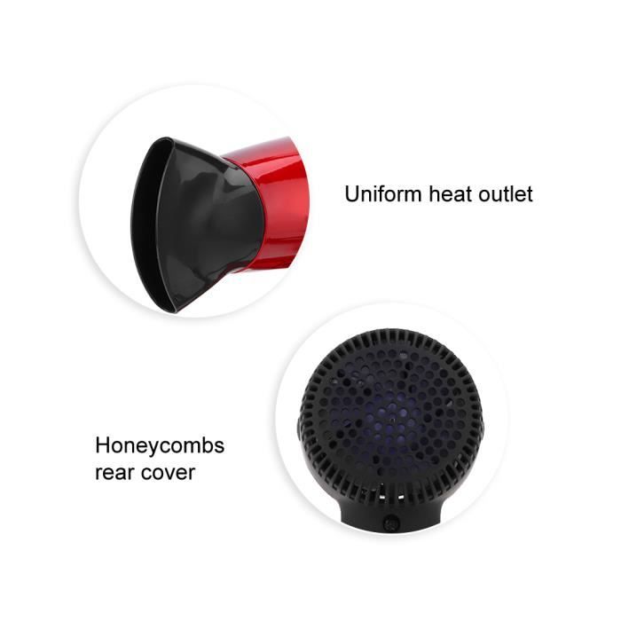 Sèche-cheveux à trois vitesses Mini sèche-cheveux pliable portable ...