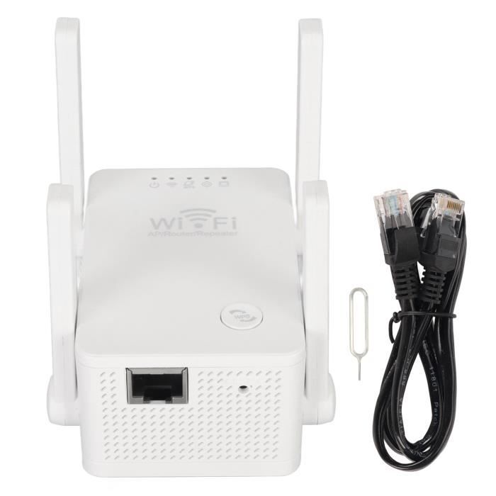 HURRISE Amplificateur WiFi Amplificateur Internet 4 antennes AP Routeur ...