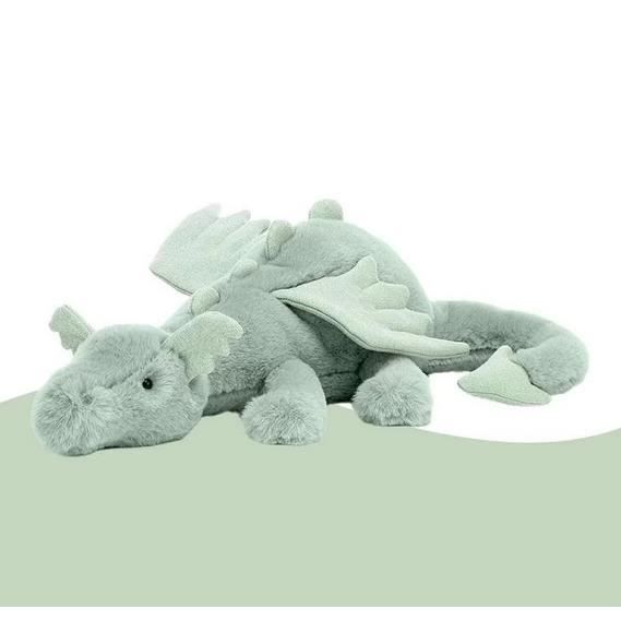 Peluche - JELLYCAT - Sage le dragon - Vert mentholé - Intérieur - Plush ...