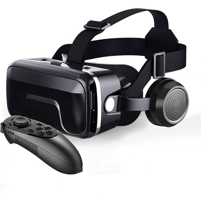 Lunettes Réalité Virtuelle Lunettes 3D Casque Réalité Virtuelle Pour ...