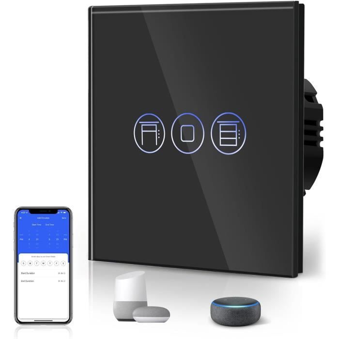 Interrupteur Volet Roulant Connecté, Wifi Interrupteur Volet Roulant ...