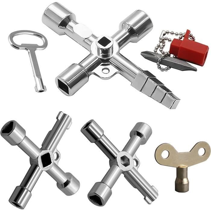 Clé Purge Radiateur 5 PièCes Clé Radiateur Clé Triangle De Purge Pour ...