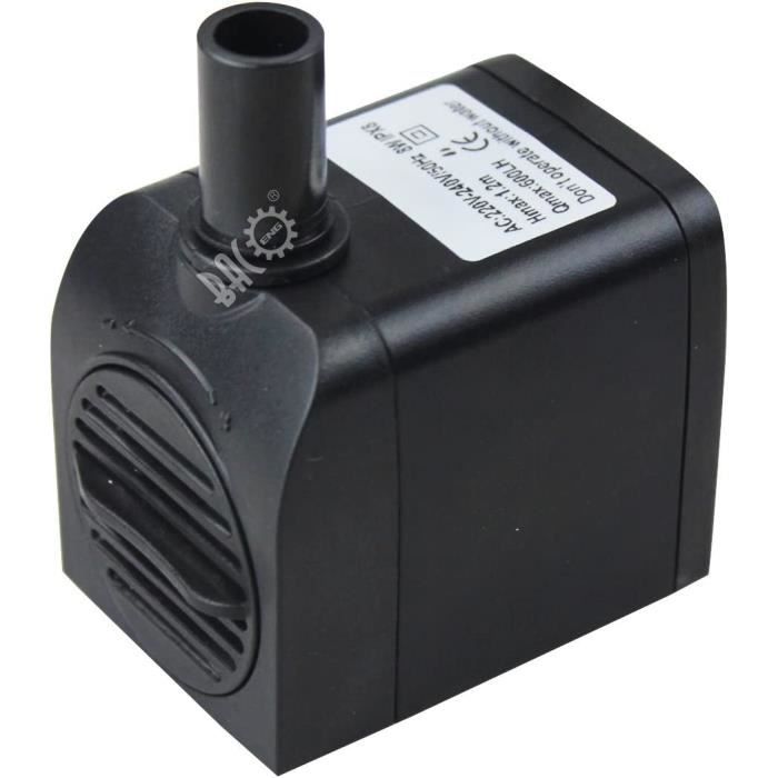 BACOENG Mini Pompe Aquarium, 600L-H Pompe a Eau Submersible Pompe ...