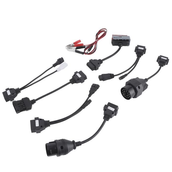 TMISHION Câble OBD2 8 pièces OBD2 adaptateur câble fil connecteur ...