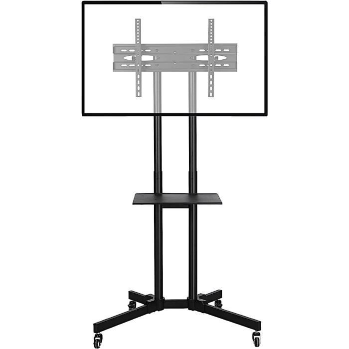 Support Tv Sur Pied Mobile Meuble Tv Avec Gestion Des Câbles Pour 32 À ...