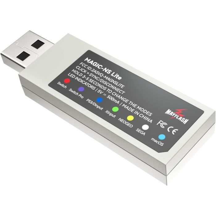 Magic-Ns Lite Wireless Bluetooth Usb Adapter For Switch, Windows, Macos ...