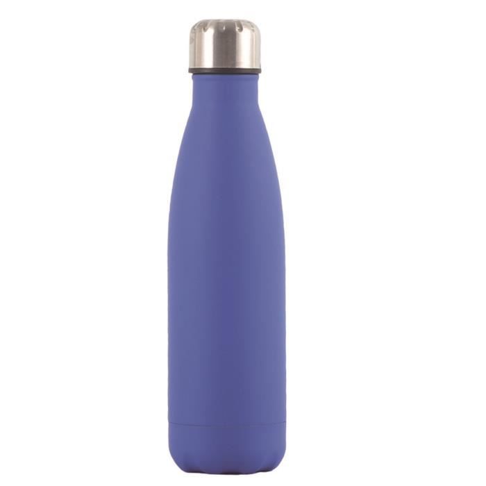 GOURDE,Bleu-White--Bouteille de boisson personnalisée en acier ...
