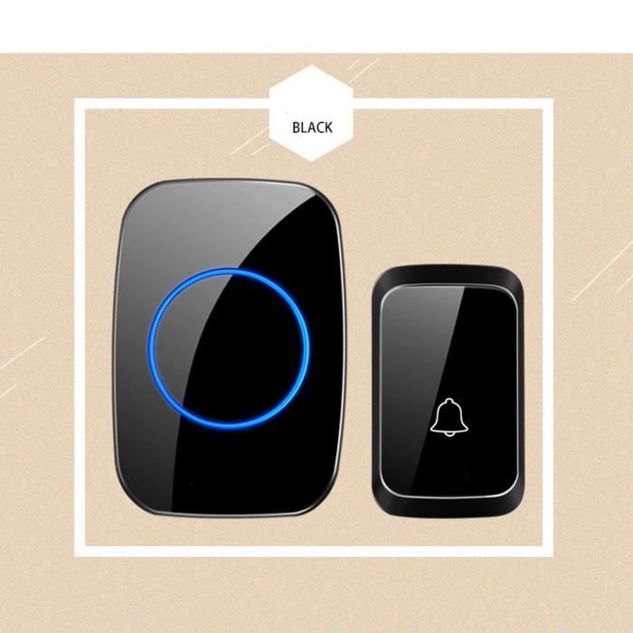 ZJCHAO Sonnette sans fil pour maison intelligente Sonnette intelligente ...