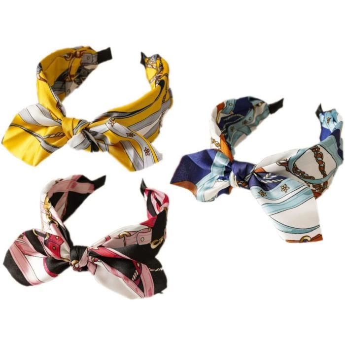 Bandeaux Larges Pour Femmes Bandeaux En Tissu Élastique, Bandeaux À ...