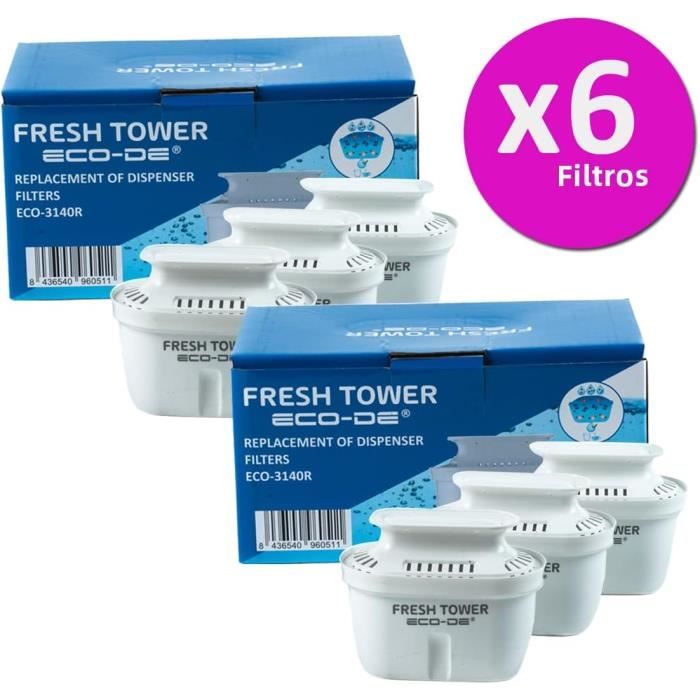 Ecode Filtre Pour Distributeur D'Eau Fresh Tower. Compatible Avec D ...