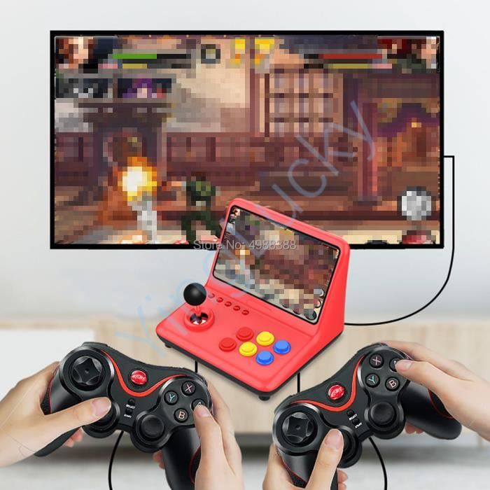16g - Console de jeu rétro 3D avec grande manette intégrée, jeux de ...