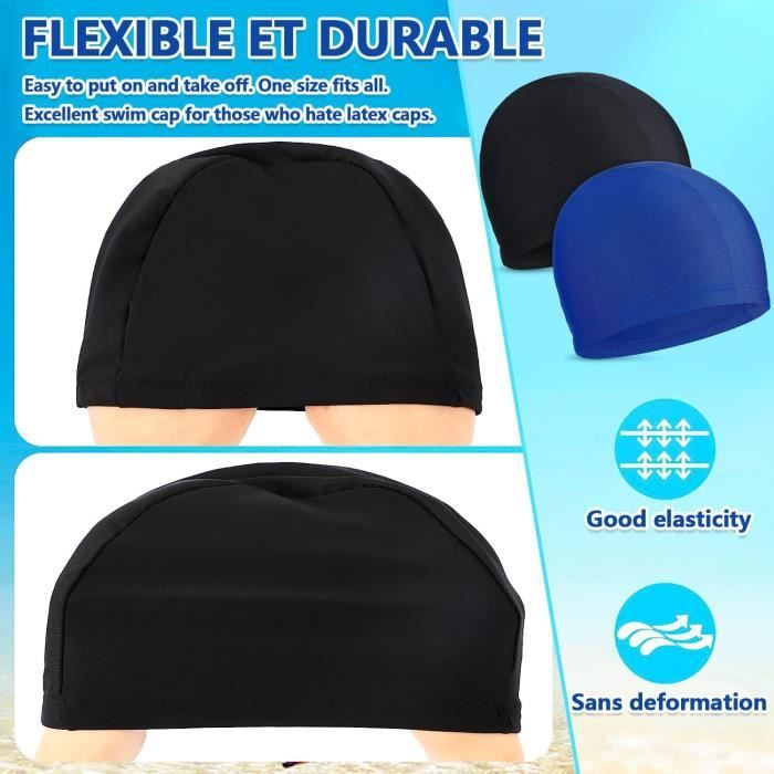 Bonnet De Natation Élastique, Casque De Piscine, Chapeau De Natation ...