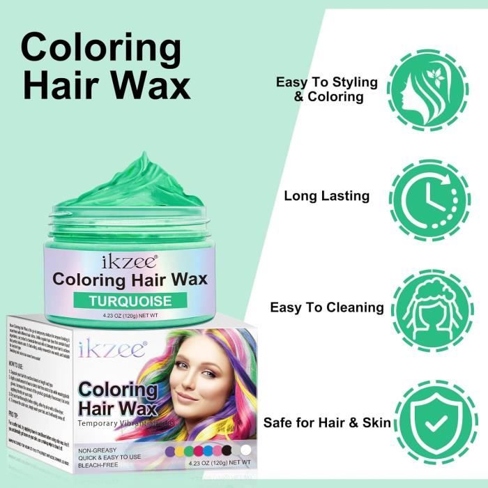 Cire Colorante - Non spécifié - Temporaire - Pour Tous Types de Cheveux ...