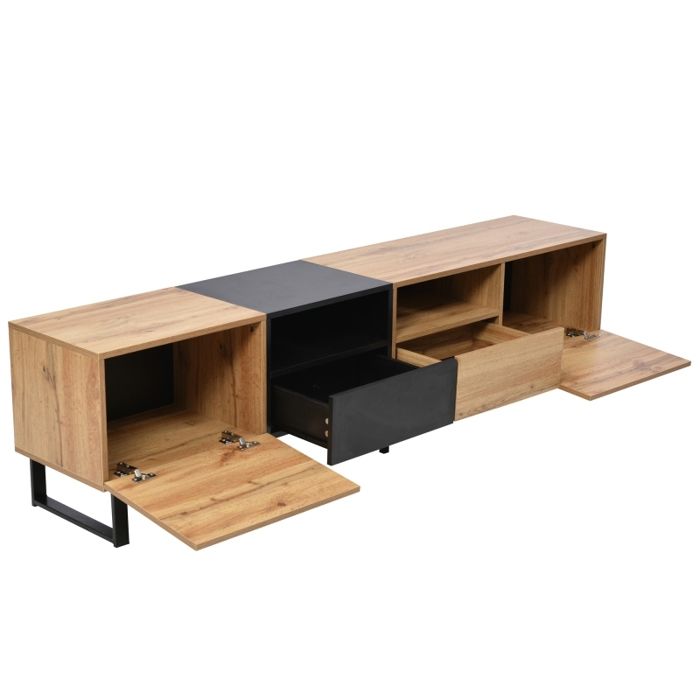 Meuble TV, Support TV Moderne Avec Design, Banc Télévision, Convient ...