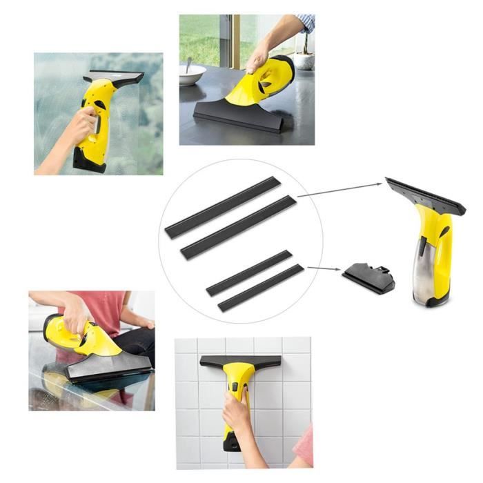 Raclette de fenêtre - WIRLSWEAL - 2Pcs - 280mm - Compatible Karcher WV1 ...