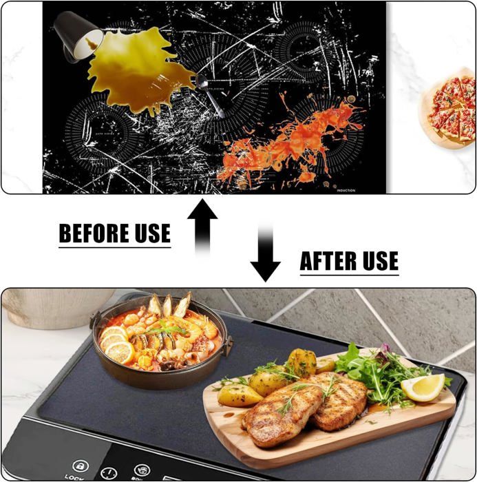 Protection Plaque Cuisson Couvre Plaque De Cuisson 61X 53cm Tapis ...