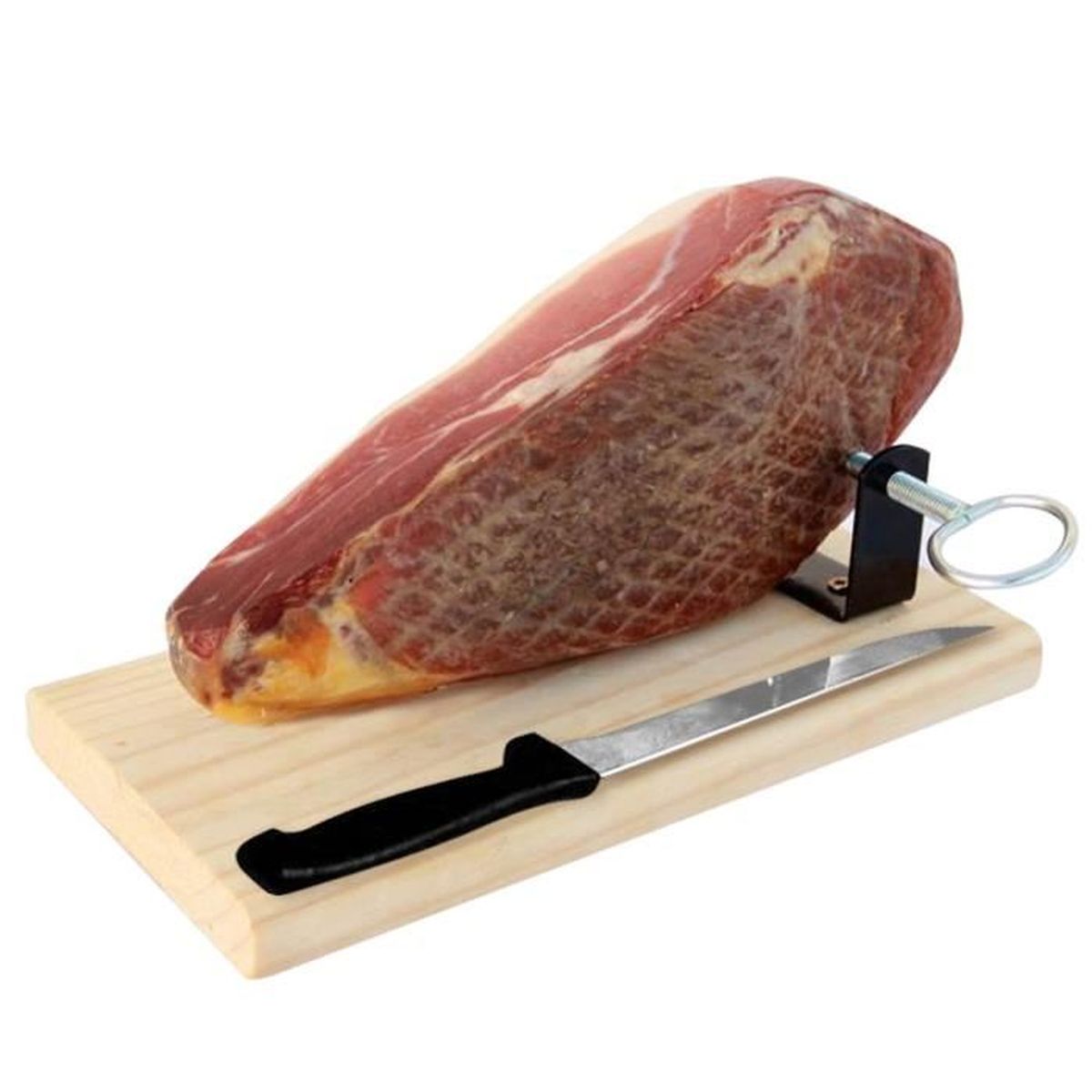 Mini jambon serrano cru Artysan + support a jambon + couteau (1kg ...