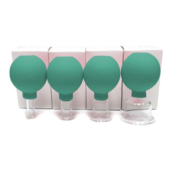 4 Pcs-Vert-Basique-Ensemble de gobelets de Massage, ventouses sous vide ...