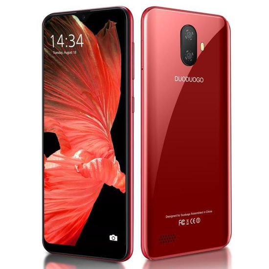 DUODUOGO Note7P(2021)Telephone Portable Débloqué 4G 32/128GB 5.5" HD IPS Quad core Android 9.0 ...