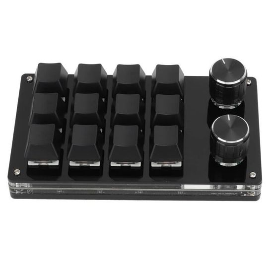 Mini Clavier De Jeu Mécanique À Une Main À 12 Touches, Clavier Macro ...