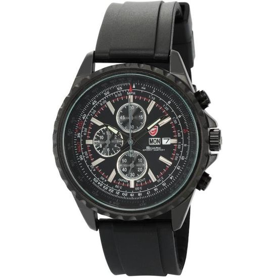 Shark Sport Watch Sliteye Shark Sh338 analogique Chronographe Affichage ...