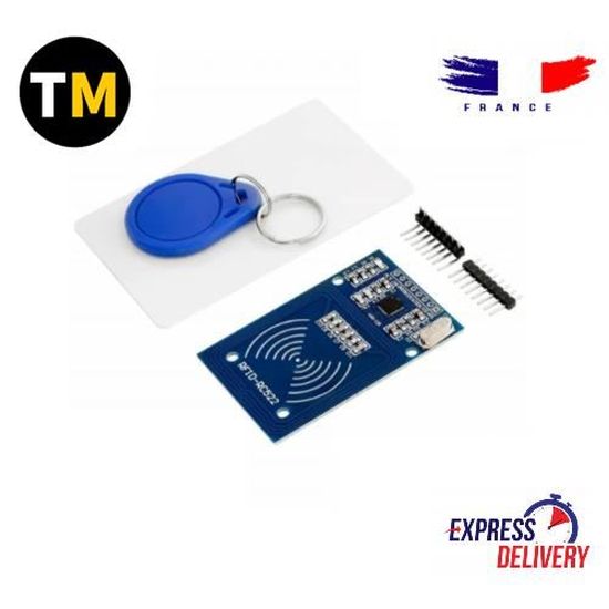 Kit RFID RC522 Lecteur Puce et Carte pour Arduino et Raspberry ...