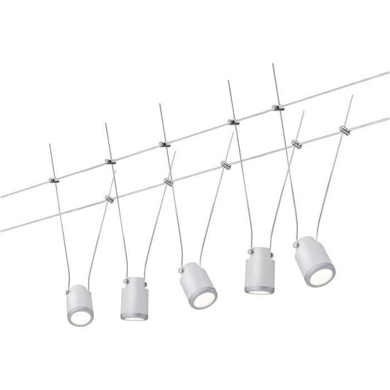 3980 Tunled Système D'Éclairage À Spots Sur Câble - Set De 5 Luminaires ...