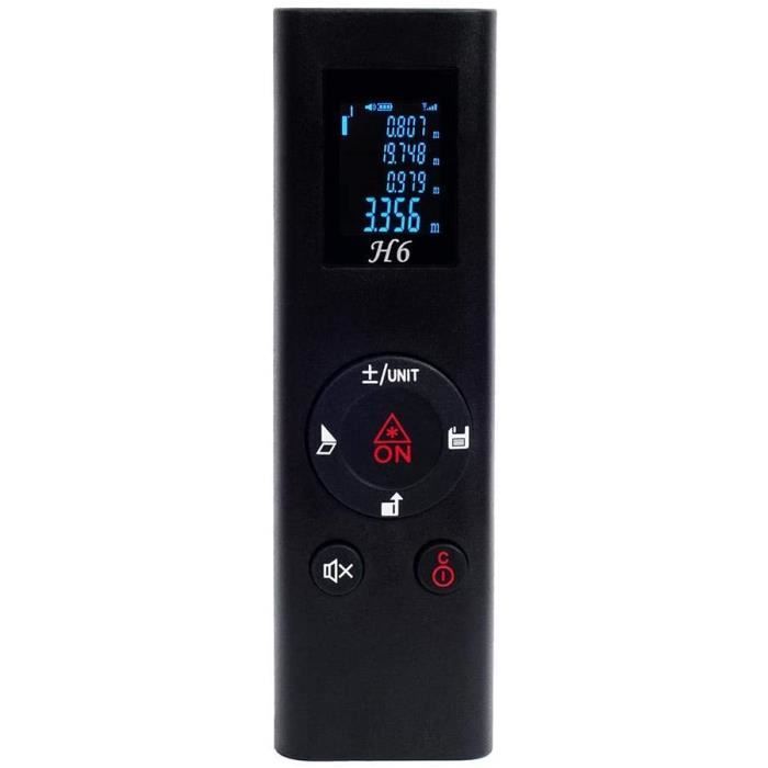 Mini télémètre laser portable de 40 mètres de charge usb avec fonction ...
