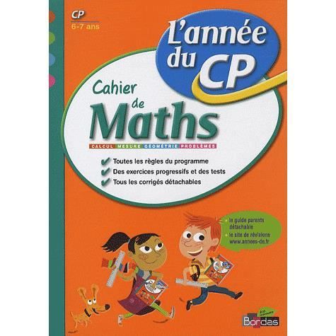 Cahier de Maths CP - Cdiscount Librairie