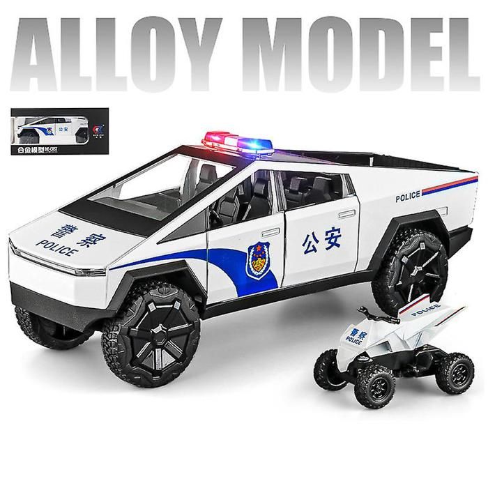 1:24 Tesla Cybertruck Truck Alloy Toy Car Model Diecasts Vehicles ...