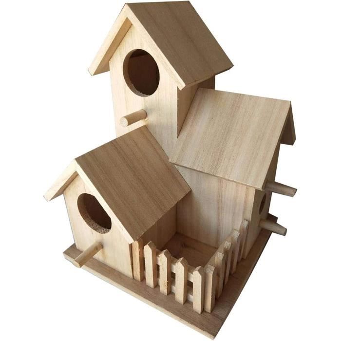 Mini Nichoirs À Oiseaux En Bois À Monter Soi-Même Pour Décoration D ...