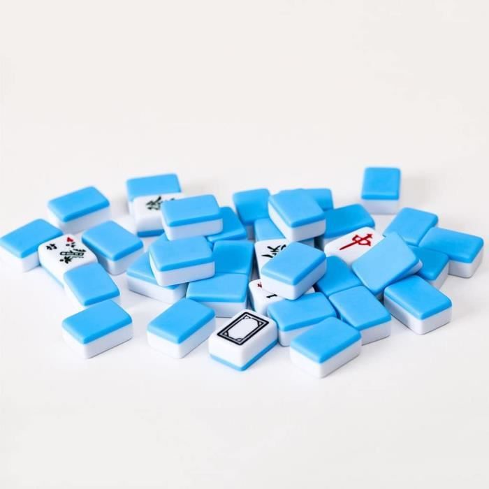 Mini Mahjong Set Portable Mahjong Travel Tote Set Indoor Entertainment ...