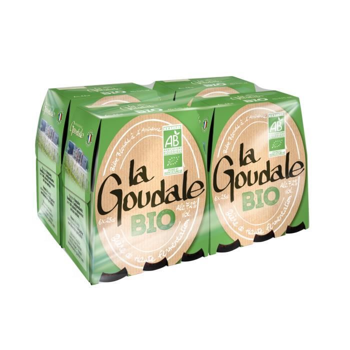 Bière Goudale BIO 7°2 - 4 packs de 6x25cl - La cave Cdiscount