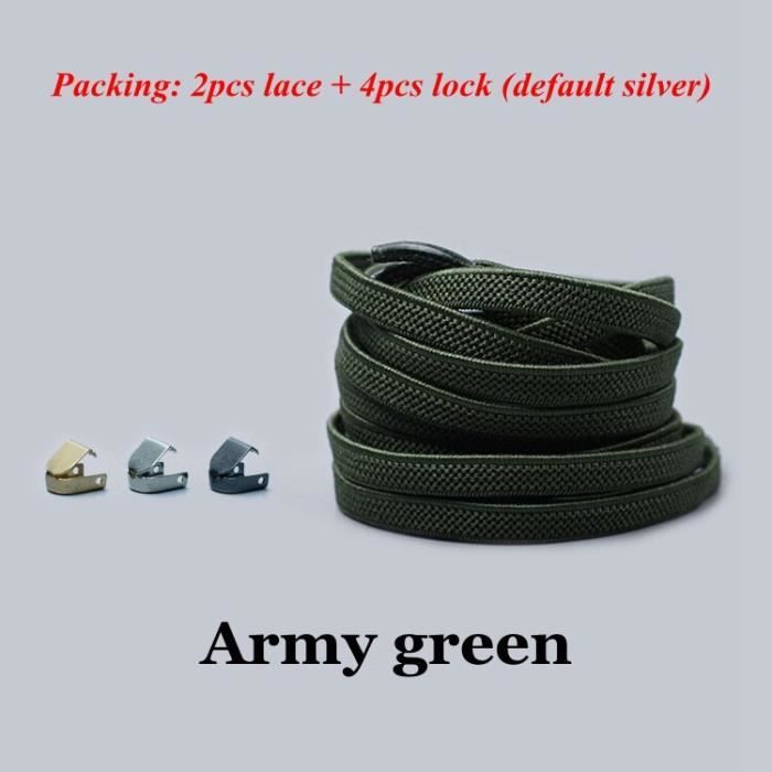 Lacet,Lacets plats élastiques sans nœuds pour enfants et adultes, 1 ...