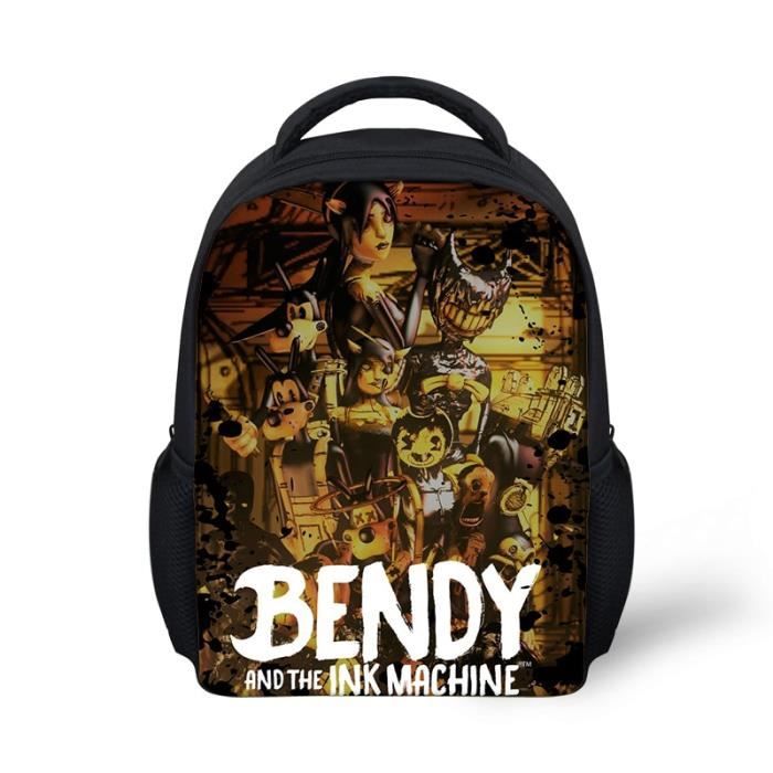 Cool Kindergarten Backpack Hot-Game-Bendy-Ink-Machine Print Pattern ...