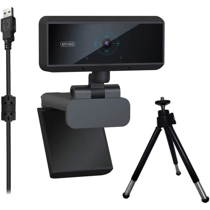 Webcam 1080p 30FPS Full HD avec Microphone et Autofocus, USB Streaming ...