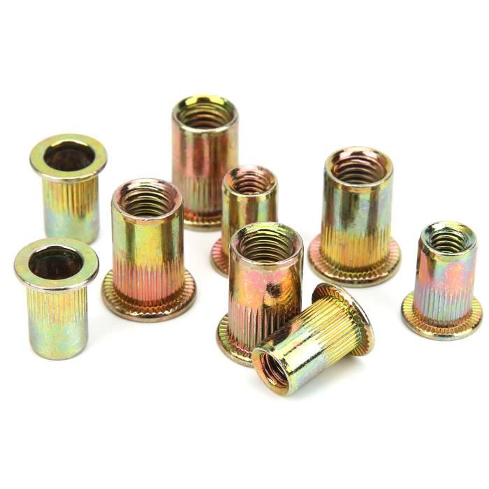 QID-Kit d'écrou de rivet en acier galvanisé Kit D'écrous à Rivets en ...