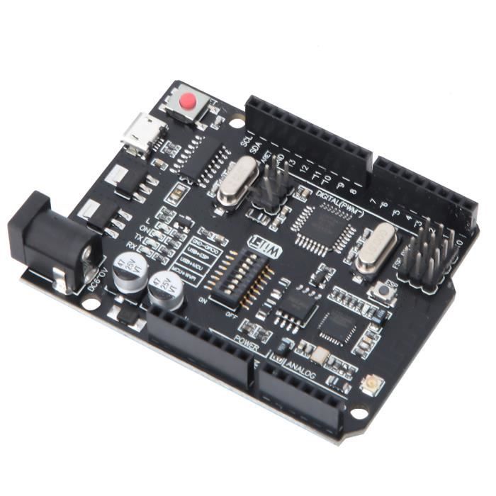 Cikonielf ATmega 328 WiFi R3 ATmega328P + ESP8266 (mémoire 32 Mo) Carte ...
